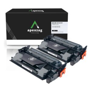 apexzag compatible canon 121 crg-121 crg121 (microchip included) black toner cartridge replacement for canon imageclass d1620 & d1650 (2-pack)