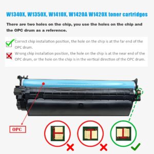 【NO CHIP, with Tool】 141X W1410X ( W1410A, 141A ) Compatible Toner Cartridge Black High Yield for H P M110 M110w; MFP M139 M140 M140w Printer, Not Compatible with M110we, M139we, M140we Printers