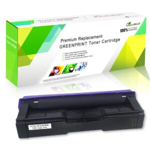 compatible toner cartridge sp c250 c261 black high capacity 2300 pages greenprint for ricoh aficio sp c250dn c250sf c261sfn c261sfnw c261dnw laser printers