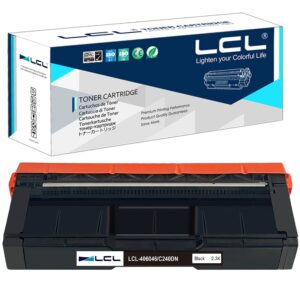 lcl remanufactured toner cartridge replacement for ricoh 406046 sp c220a sp c220s sp c220n sp c221n sp c220dn sp c221sf sp c222dn sp c222sf sp c240sf (1-pack black)