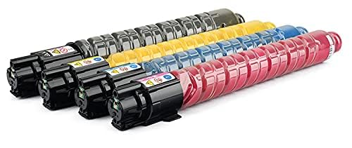 SAIDING Remanufactured Toner Cartridge Compatible for Ricoh IMC400 IMC300 842370 842371 842372 842373 to Use with IM400 IMC 400F IMC400SRF IMC 300F IMC300SRF Printer (4 Pack)