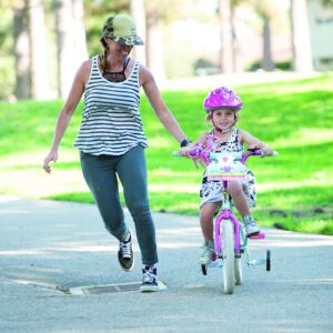 BELL Spotter 500 Flip Up Training Wheels, One Size, Silver, Black