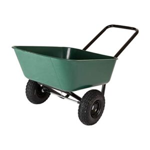 garden star 70019 garden barrow dual-wheel wheelbarrow/garden cart