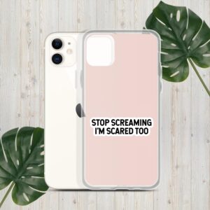 Stop Screaming I'm Scared Too Sticker, Medical Sticker, Paramedic Doctor Sticker, Paramedic Sticker, Water Assitant Die-Cut Vinyl Funny Decals for Laptop, Phone, Water Bottles, Kindle Sticker