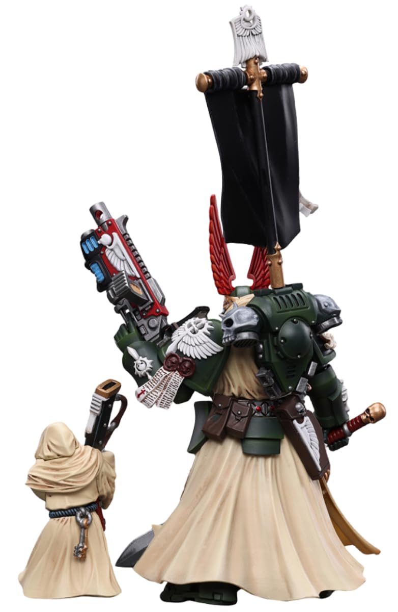 HiPlay JoyToy Warhammer 40K Collectible Figure: Dark Angels Supreme Grand Master Azrael 1:18 Scale Action Figures JT7899 (JT7899 Azrael)