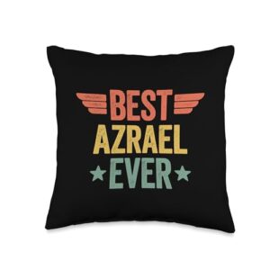 best name ever best azrael ever throw pillow, 16x16, multicolor