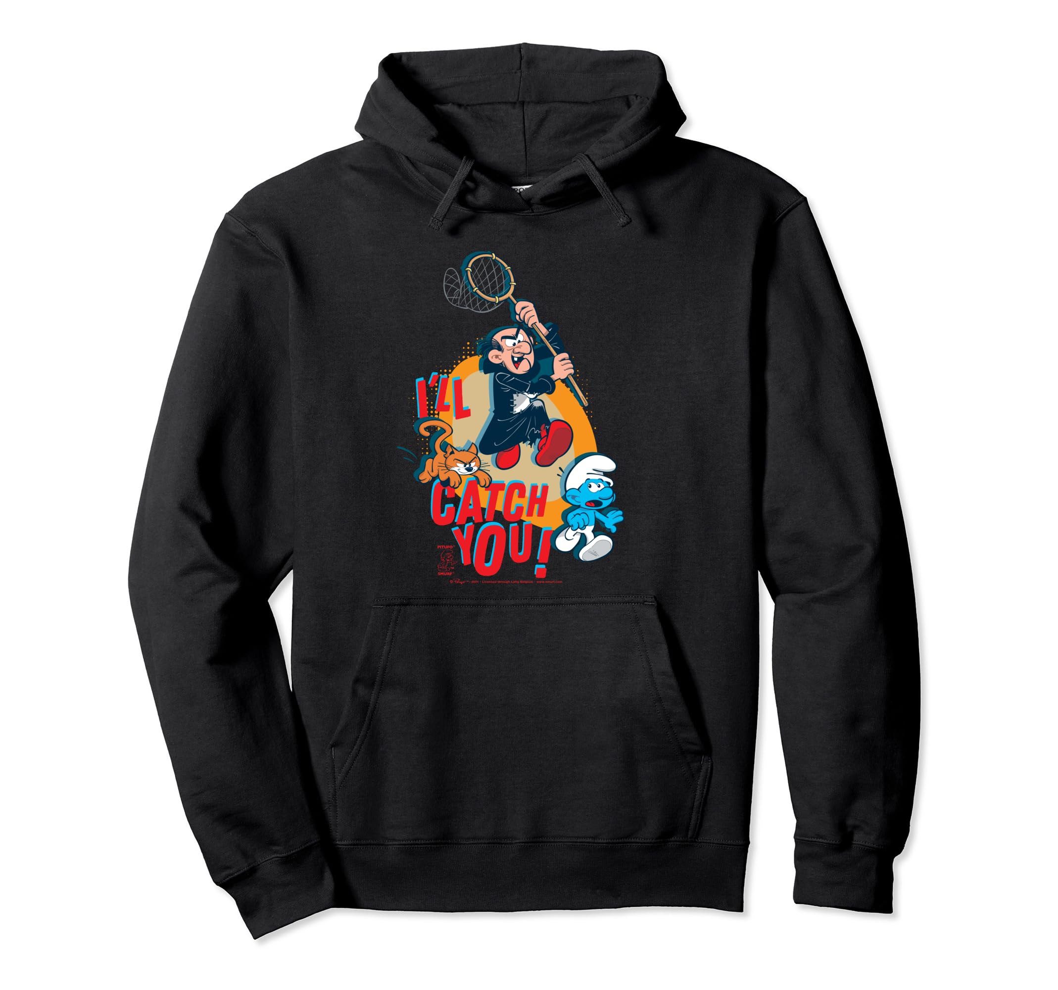 The Smurfs Gargamel Azrael I’ll Catch You! Pullover Hoodie