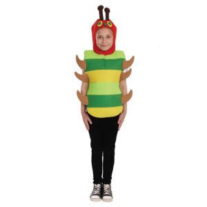 fun shack kids caterpillar costume kids, caterpillar halloween costume, insect costume kids, book character costumes for kids, x-large