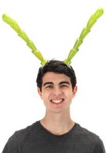 elope green light-up insect bug antennae costume headband for adults and teens