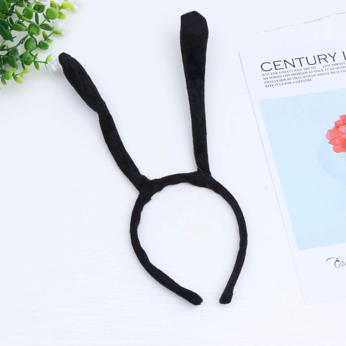 Tentacle Headband Ant Antenna Headband Cartoon Animal Tentacle Hair Bands Hair Hoops Cosplay Party Makeup Headband (Black)