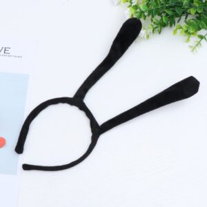 Tentacle Headband Ant Antenna Headband Cartoon Animal Tentacle Hair Bands Hair Hoops Cosplay Party Makeup Headband (Black)