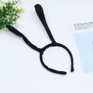 Tentacle Headband Ant Antenna Headband Cartoon Animal Tentacle Hair Bands Hair Hoops Cosplay Party Makeup Headband (Black)