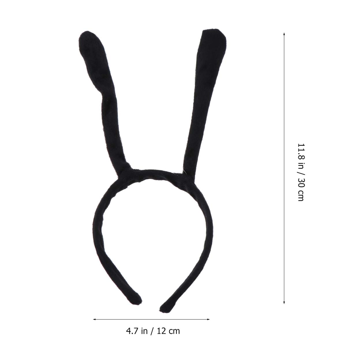 Tentacle Headband Ant Antenna Headband Cartoon Animal Tentacle Hair Bands Hair Hoops Cosplay Party Makeup Headband (Black)