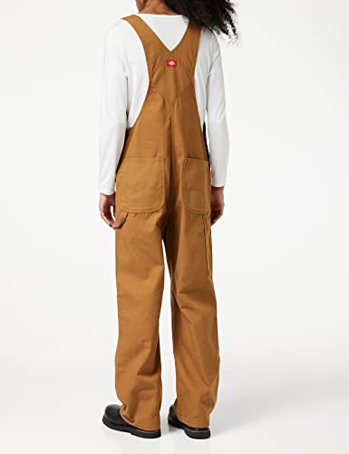 Dickies mens Bib overalls and coveralls workwear apparel, Brown Duck, 30W x 30L US