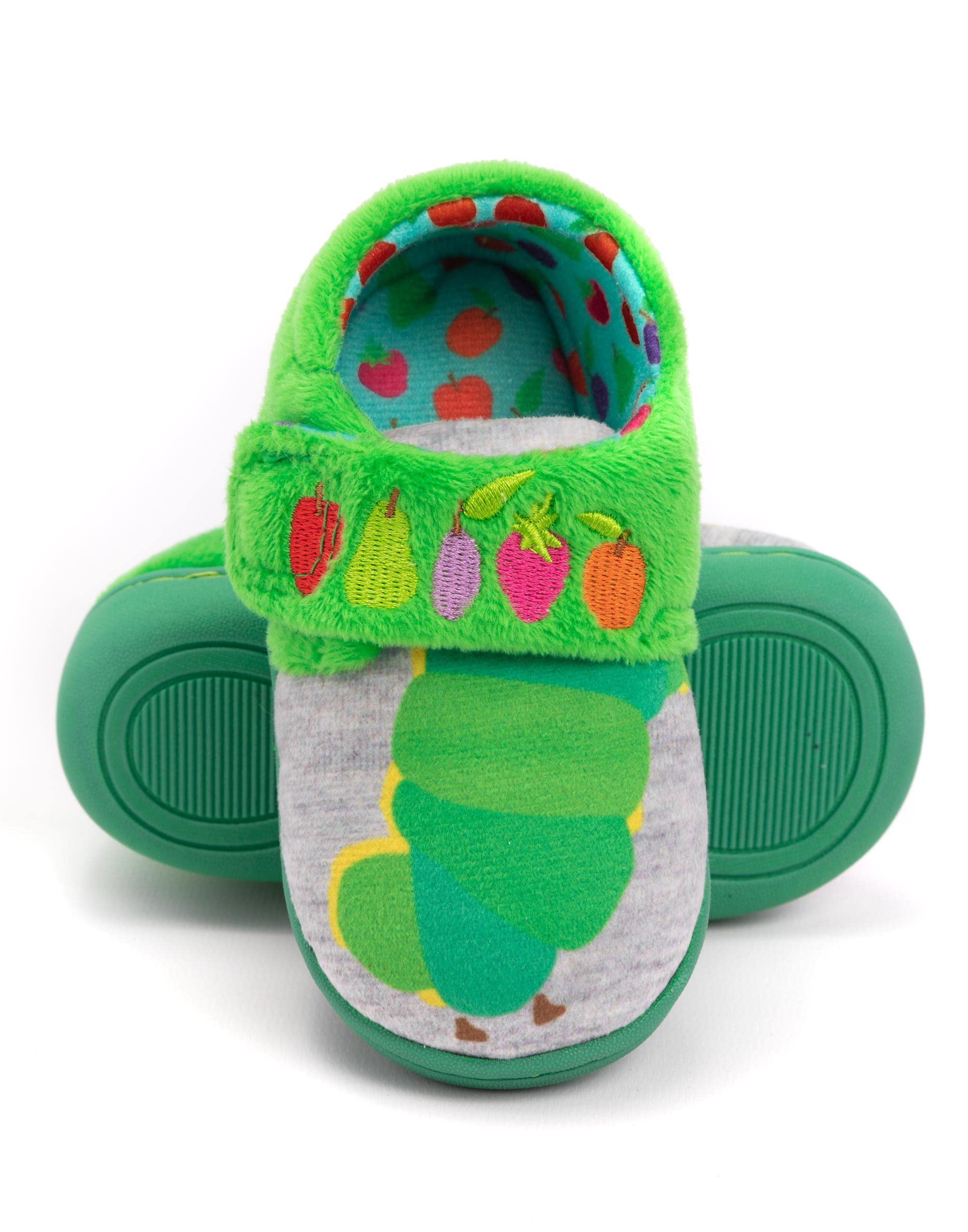 Eric Carle The Very Hungry Caterpillar Slippers Kids Toddlers Girls Book Shoes 7.5 US Toddler