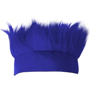 beistle blue hairy costume headband-1 pc, one size (60277-b)