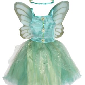 Petitebella Fairy Costume Dress 1-10y (Mint Green, 4-6year)