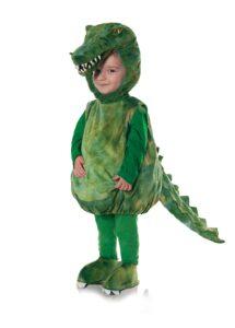 underwraps toddler's alligator plush belly babies costume, green, extra large