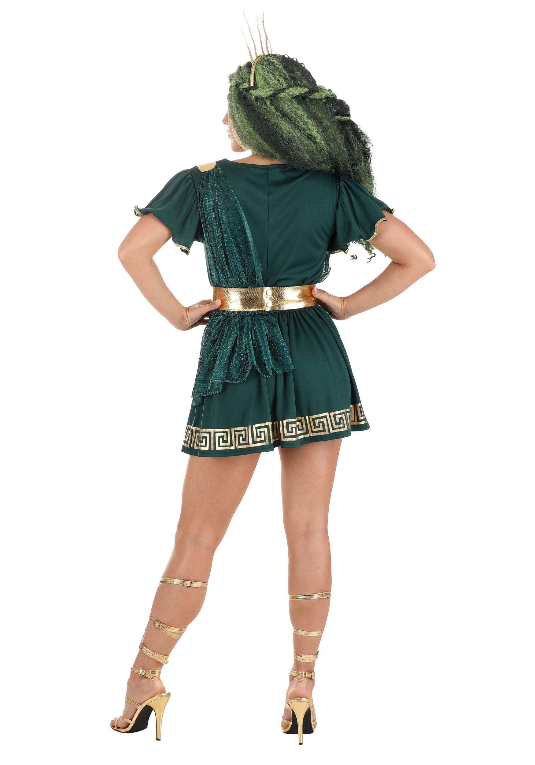 Fun Costumes Women's Stunning Medusa Costume Dress Large Green