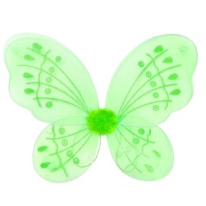 Dressy Daisy Green Fancy Fairy Costume with Butterfly Wings for Toddler Girls Halloween Birthday Party Dress Up Size 4T to 5T