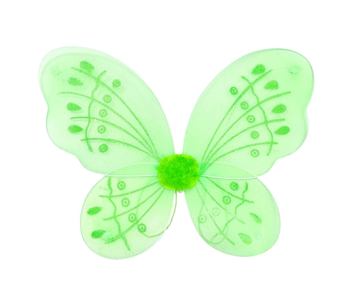 Dressy Daisy Green Fancy Fairy Costume with Butterfly Wings for Toddler Girls Halloween Birthday Party Dress Up Size 4T to 5T