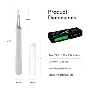 VIVOSUN #11 High-Carbon Steel Blades for Cutting Plants and Propagation