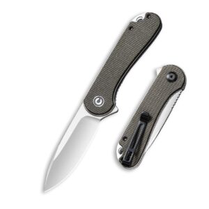 civivi elementum pocket knife c907t (dark green)