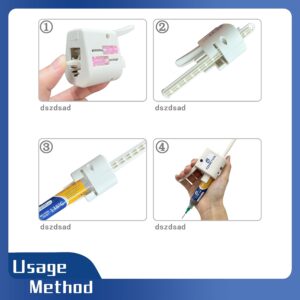 Solder Paste Glue Dispenser for 10cc Solder Paste Flux, Extruder for Syringe Solder Paste, (Single Glue Dispenser, Solder Flux Excluded)