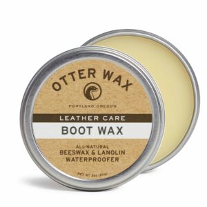 Otter Wax Boot Wax | 2oz | All-Natural Leather Waterproofer | Made in USA