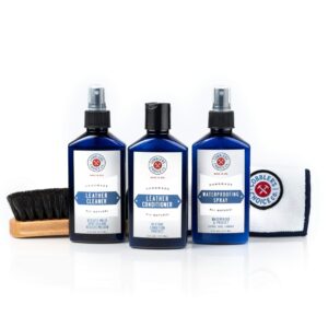 cobbler's choice essential leather kit - premium shoe care - all natural ingredients - unbeatable quality!