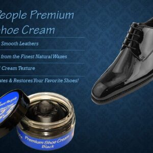 FeetPeople Premium Shoe Cream 1.5 oz, Black