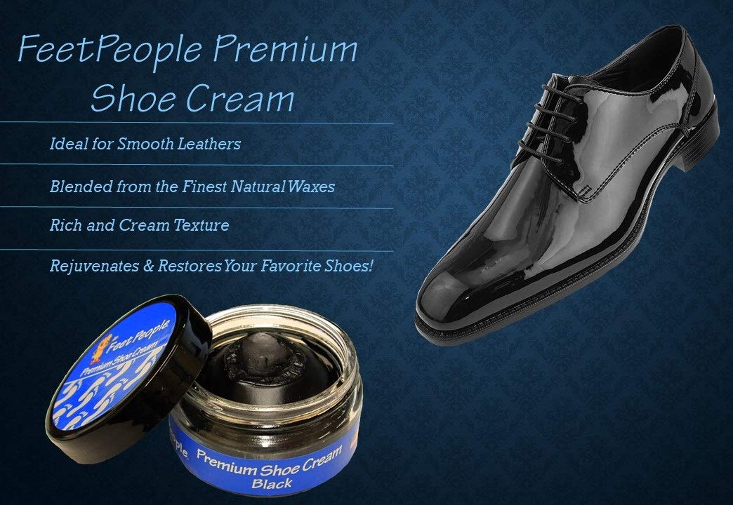 FeetPeople Premium Shoe Cream 1.5 oz, Black