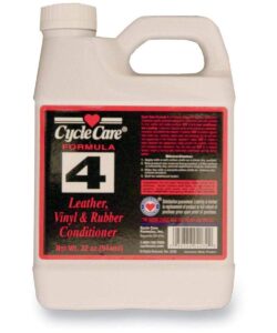 cycle care formulas formula 4 leather, vinyl and rubber conditioner