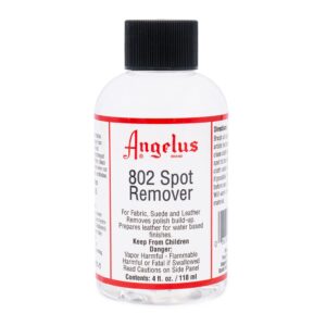 angelus 802 spot remover and dry cleaner - powerful stain remover for leather, vinyl, canvas, and more - made in the usa - 4oz