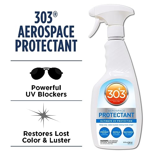 303 Products Aerospace Protectant – UV Protection – Repels Dust, Dirt, & Staining – Smooth Matte Finish – Restores Like-New Appearance – 32 Fl. Oz. (30313-6PK)