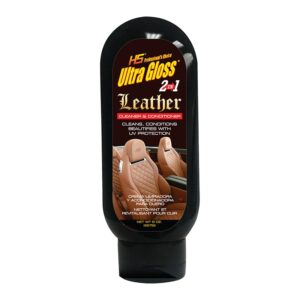 UCS Leather 2 in 1 Cleaner and Conditioner for car interior With UV Protection (8 oz)