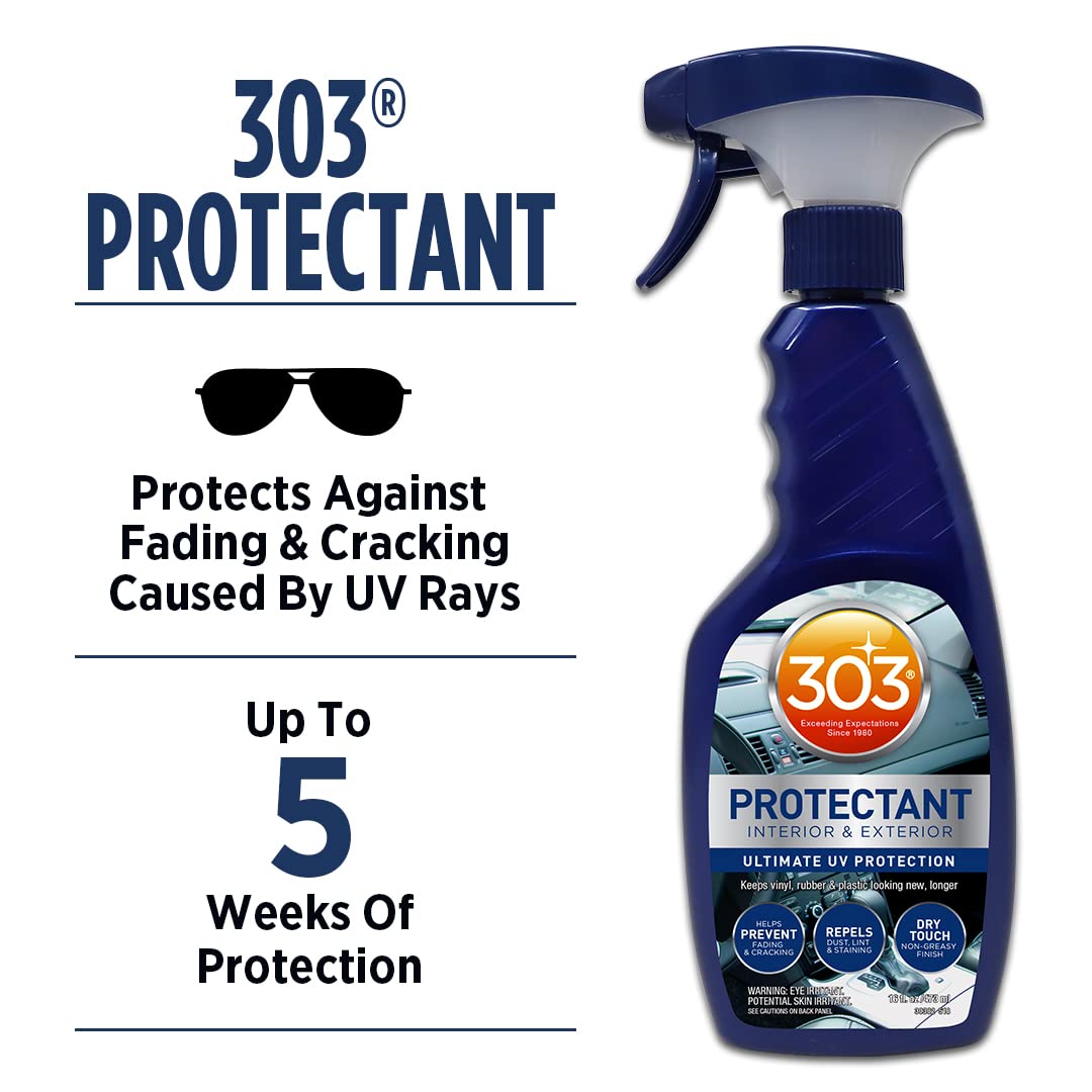 303 Automotive Protectant (16oz) and 303 Leather 3-in-1 Complete Care (16 fl. oz.)