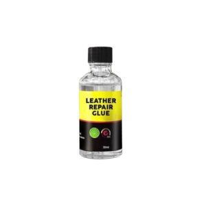 invisible leather repair glue xunmei advanced leather repair gel flexible liquid invisible stitch for any colored couches car seats shoes handbags (white, 50ml)