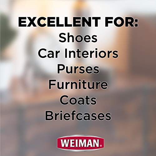 Weiman Leather Cleaner & Conditioner - 22 fl. oz. [6 Pack] Restores Leather Surfaces - UV Protectants Help Prevent Cracking or Fading of Leather Couches, Car Seats, Shoes, Purses