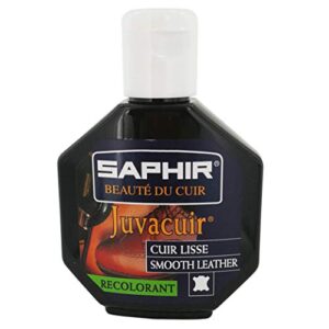 saphir bleu juvacuir liquid leather polish 75ml (black)