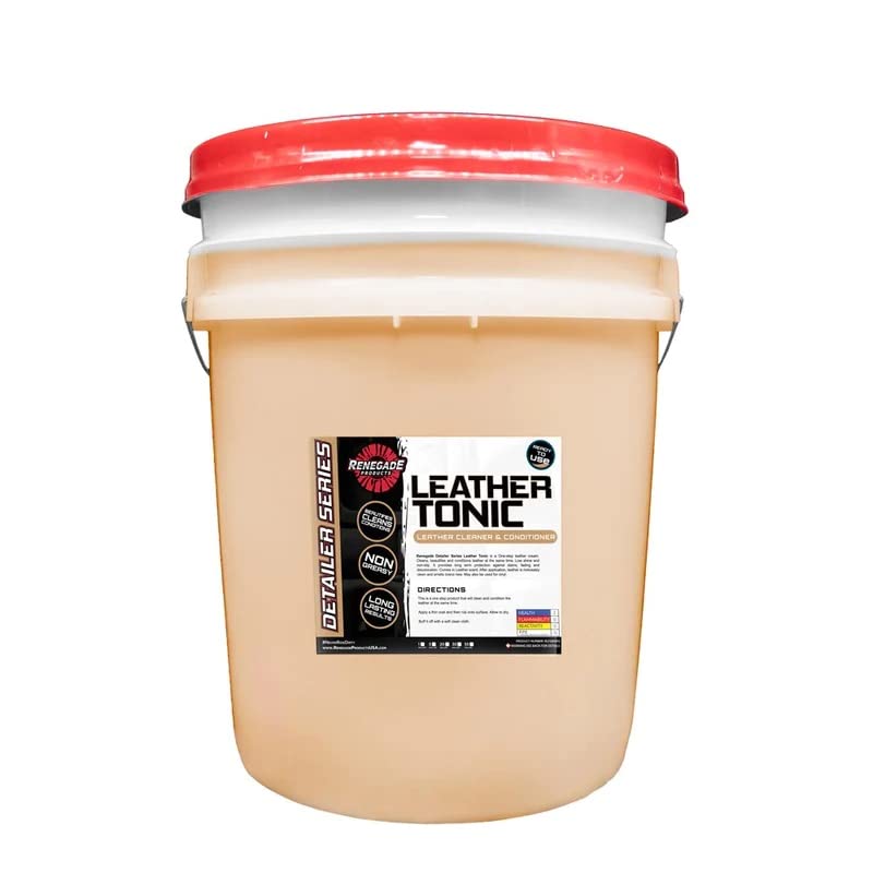 Renegade Products USA - Leather Tonic Leather Cleaner & Conditioner for Use on Leather Apparel, Furniture, Car Interiors, Shoes, Boots, Bags & More