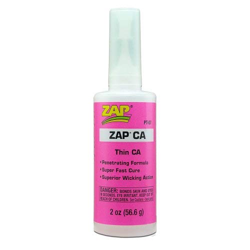 Set of 4 Pacer Technology (Zap) Zap CA Adhesives, 2 oz