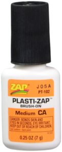 zap plasti-zap ca brush-on 1/4oz