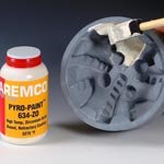 pyro-paint 634-zo zirconium oxide protective coating, gallon