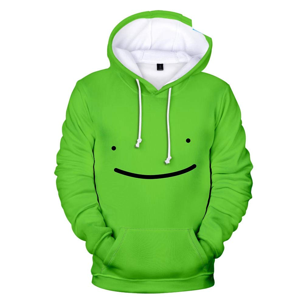 Dreamwastaken Dream Smile Hoodies Fashionable Dream Smp Merch Pullover Sweatshirt Medium