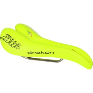 selle smp drakon saddle yellow fluo, 138mm