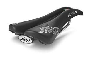 smp smp4bike men's 4bike stratos saddles, black, 26.6 x 13.1-cm