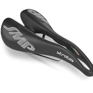 Smp SMP4Bike Men's 4Bike Stratos Saddles, Black, 26.6 x 13.1-cm