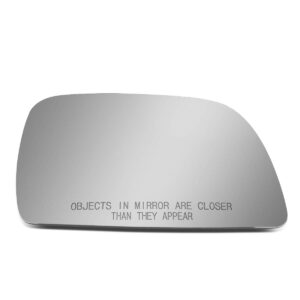 dna motoring smp-052-r factory oe style right/passenger side door rear view mirror glass lens [compatible with 95-97 lincoln town car]