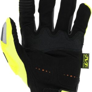 Mechanix Wear: Hi-Viz M-Pact Work Gloves (Small, Fluorescent Yellow)